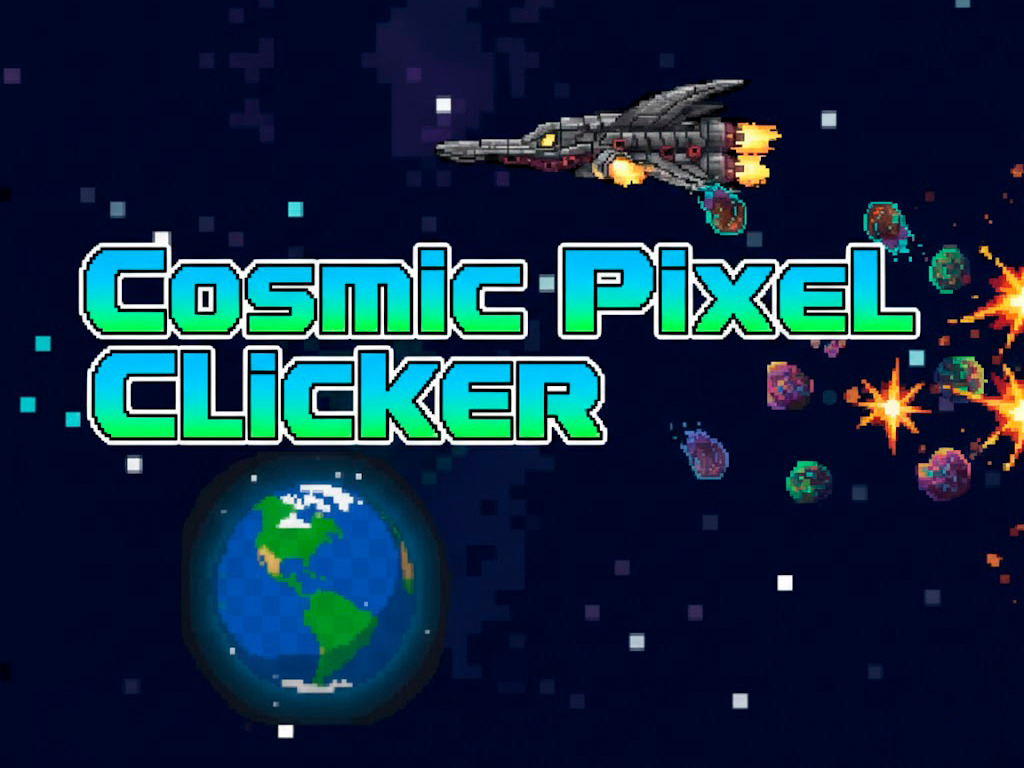 Cosmic Pixel Clicker 🕹️ ითამაშე ონლაინ SGameS-ზე
