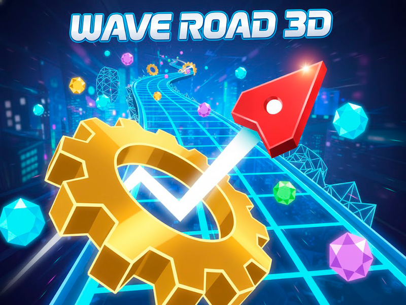 Wave Road 3D 🕹️ ითამაშე ონლაინ SGameS-ზე