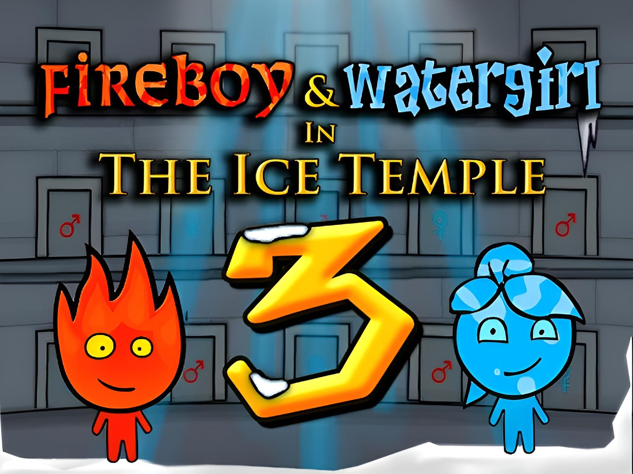 Fireboy and Watergirl 3 - The Ice Temple 🕹️ ითამაშე ონლაინ SGameS-ზე