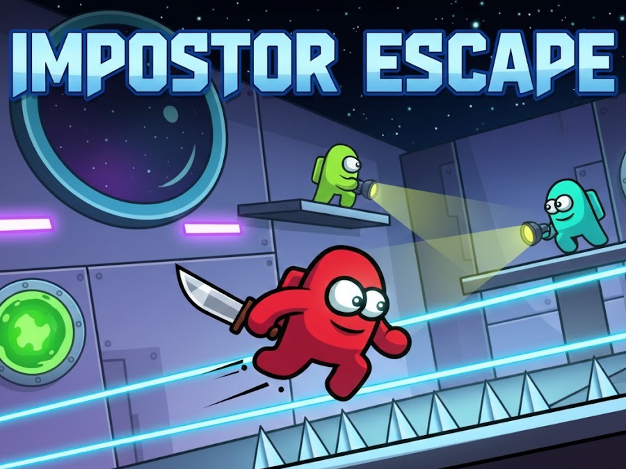 Impostor among us: Escape from prison 🕹️ ითამაშე ონლაინ SGameS-ზე