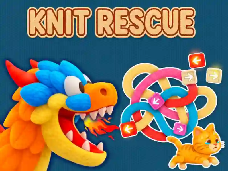 Knit Rescue 🕹️ ითამაშე ონლაინ SGameS-ზე