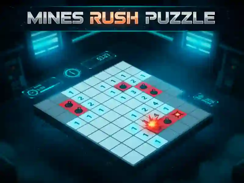Mines Rush Puzzle 🕹️ ითამაშე ონლაინ SGameS-ზე